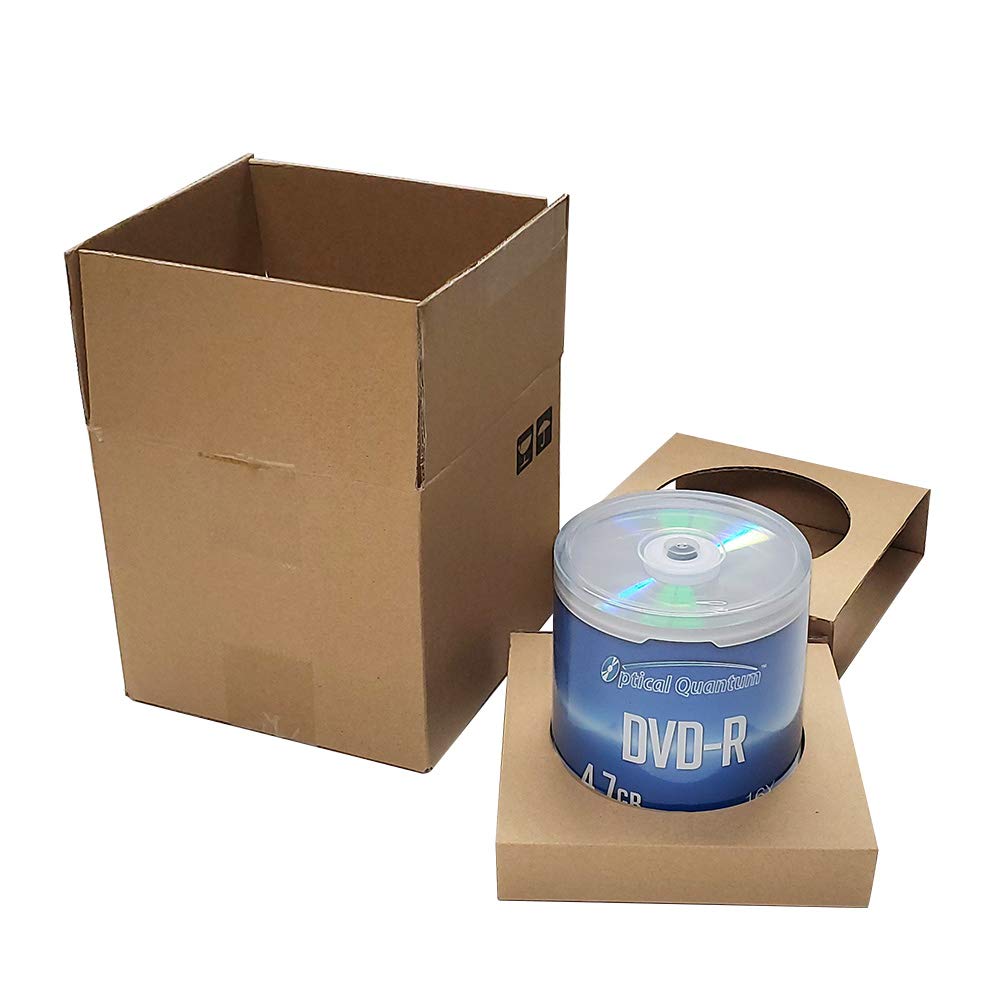 Optical Quantum DVD-R 4.7GB 16x Shiny Silver Top Media Disc - 100 Disc Spindle (FFP) OQDMR16ST-BX
