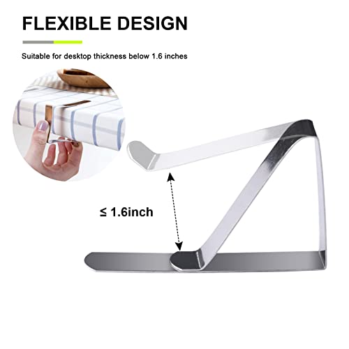 Tablecloth Clips, Stainless Steel Tablecloth Clips Ideal Clips for Home, Kitchen, Restaurant, Weeding, Picnic, Patio and Party (12pcs)