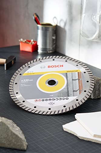 Bosch 2608602397 Standard for Universal Turbo Diamond Cutting Disc, 230mm Ø, 22.23mm x 2.5mm x 10mm