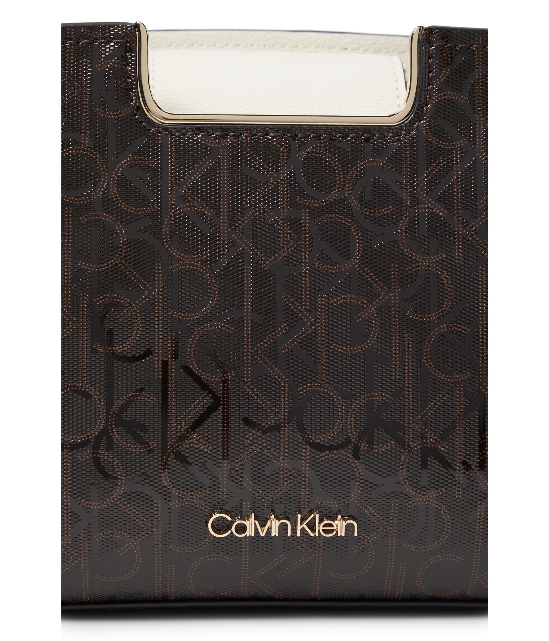 Calvin Klein Finley Crossbody Brown/Khaki/Salsa One Size