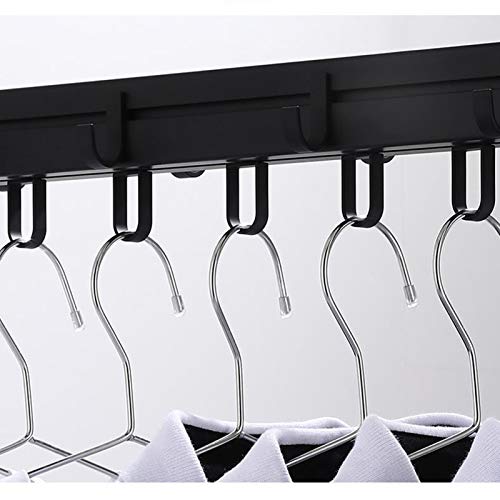 EAFTOS Wall Mounted Drying Rack for Laundry Retractable Fold Away Multifunctional Clothes Hanger Laundry Bathroom and Bedroom (Color : Silver, Size : 95x17.6cm)