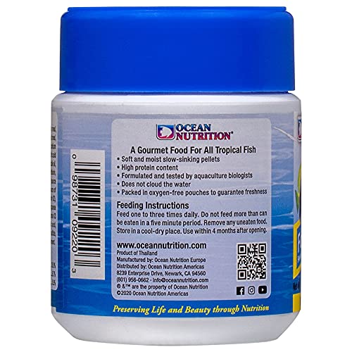 Ocean Nutrition Formula One Pellets 3.5-Ounces (100 Grams) Jar - Small Pellet Size