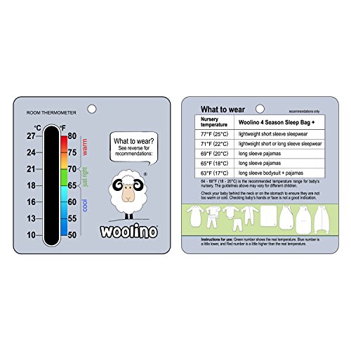 Woolino 4 Season Baby Sleep Sack, Australian Merino Wool Wearable Blanket, 2-24 Months, Sheep