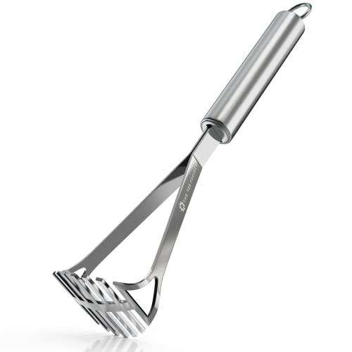 Mighty Masher â Stainless Steel Baby Food Masher | Mini Avocado Masher, Stainless Steel Potato Masher | Food Masher Tool, Baby Food Smasher | Egg, Rice, Fruit smasher for baby