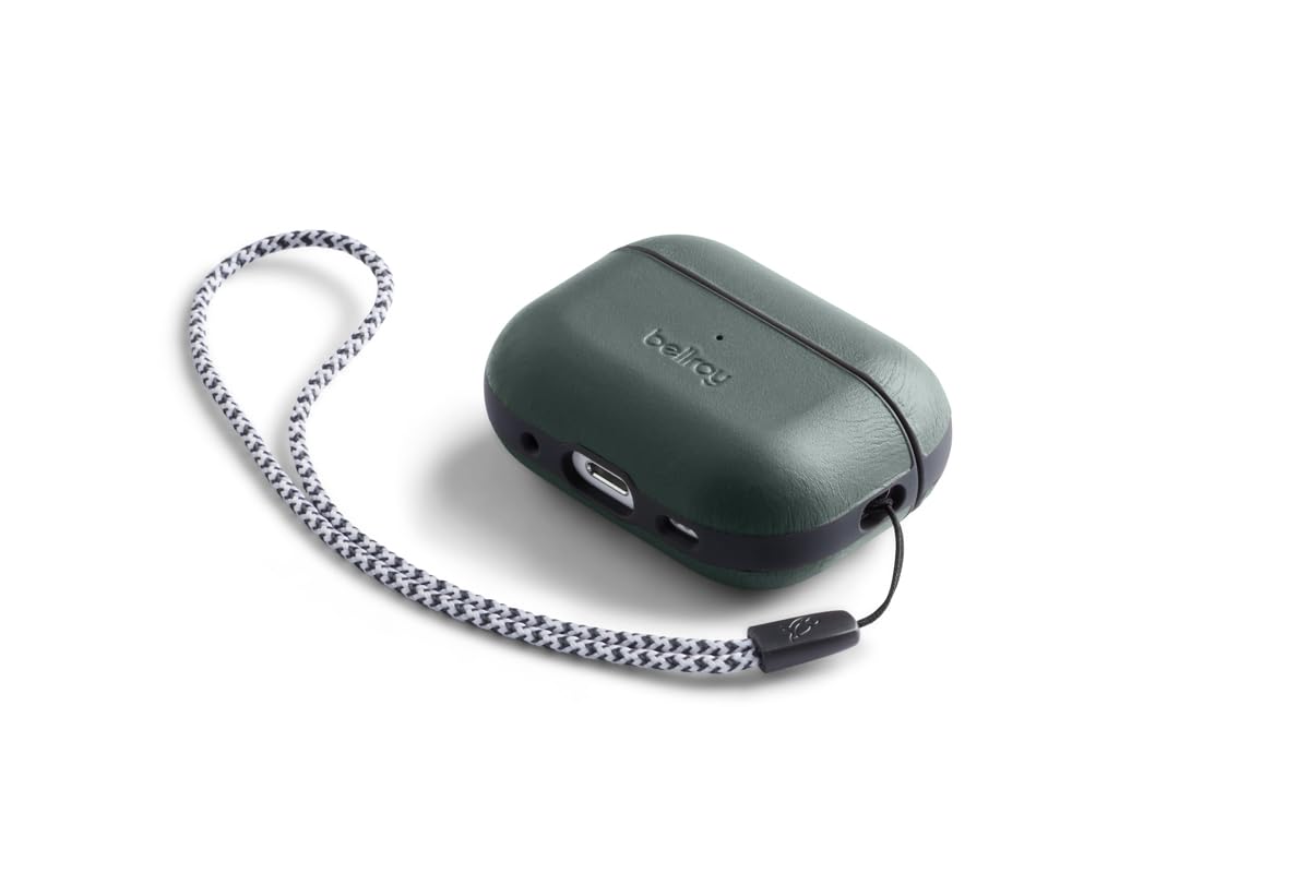 Bellroy Pod Jacket Pro 2nd Generation – (Leather Case for Apple AirPods Pro 2nd Generation) - Everglade