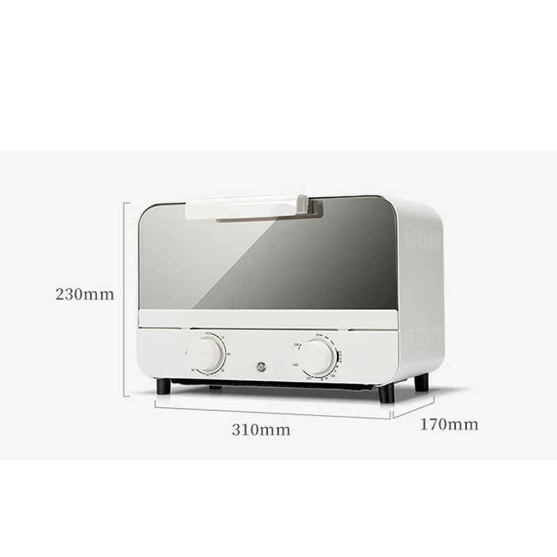 FZZDP Double Layer Home Mini Electric Oven Roast Chicken Cake Baking Cooker pizza oven vertical toaster portable pizza oven