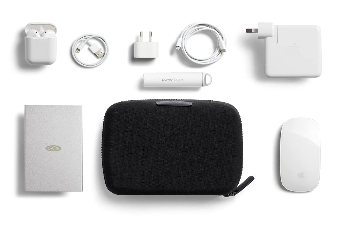 Bellroy Tech Kit Compact (Tech Accessories Organizer, Zipper Pouch) - Limestone
