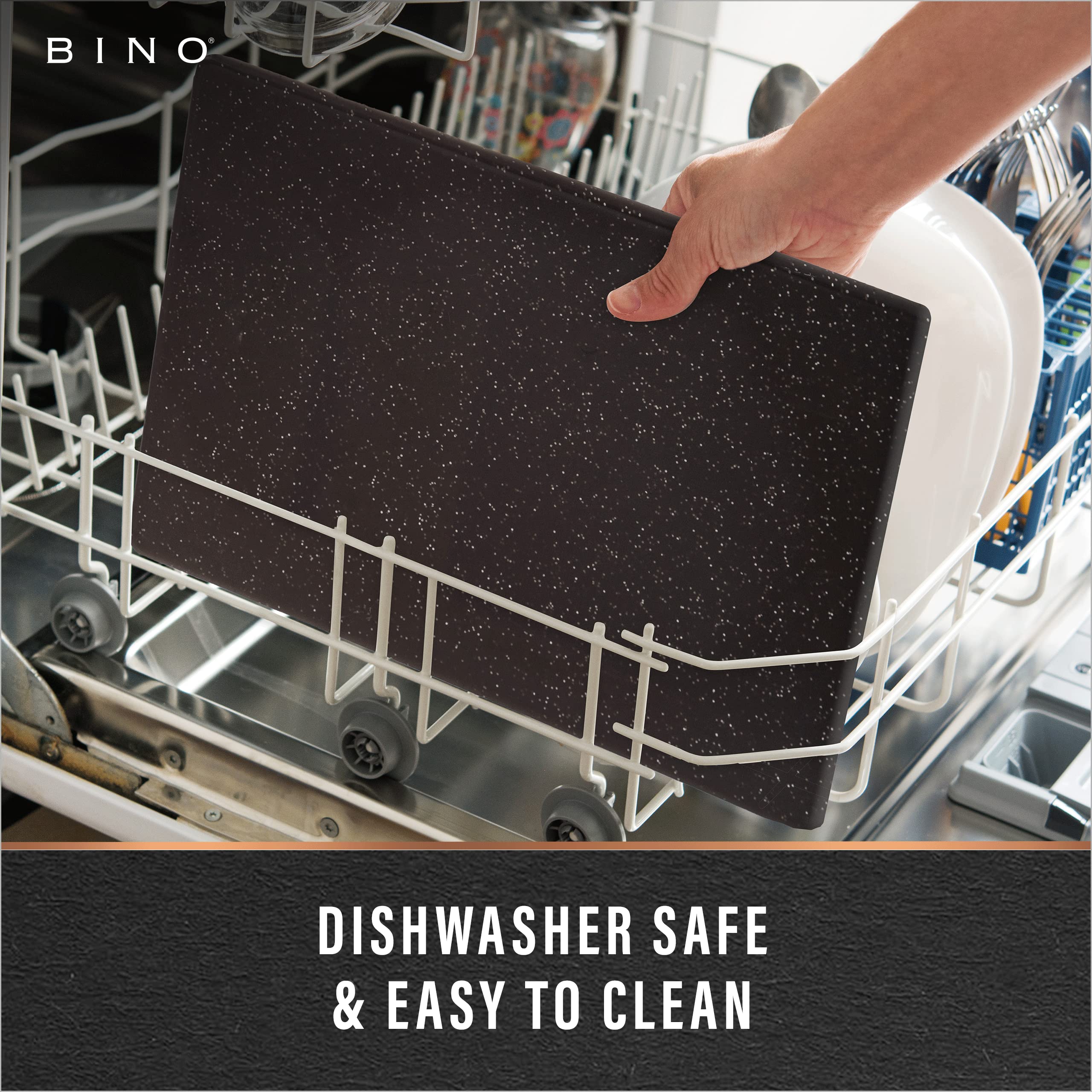 BINO Cutting Board | BPA-Free Chopping Board | Cutting Boards for Kitchen Durable, Large Surface, Multipurpose, Dual-Sided, Dishwasher Safe | Charcuterie Accessories | Home & Kitchen Utensils