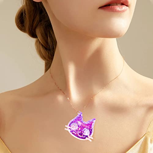 FineInno Shaker Molds for Epoxy Resin Panda, Game Consoles, Cat, Flower Garland, Quicksand Silicone Mold Jewelry Casting Mold DIY Art Craft for Pendant Resin Charms