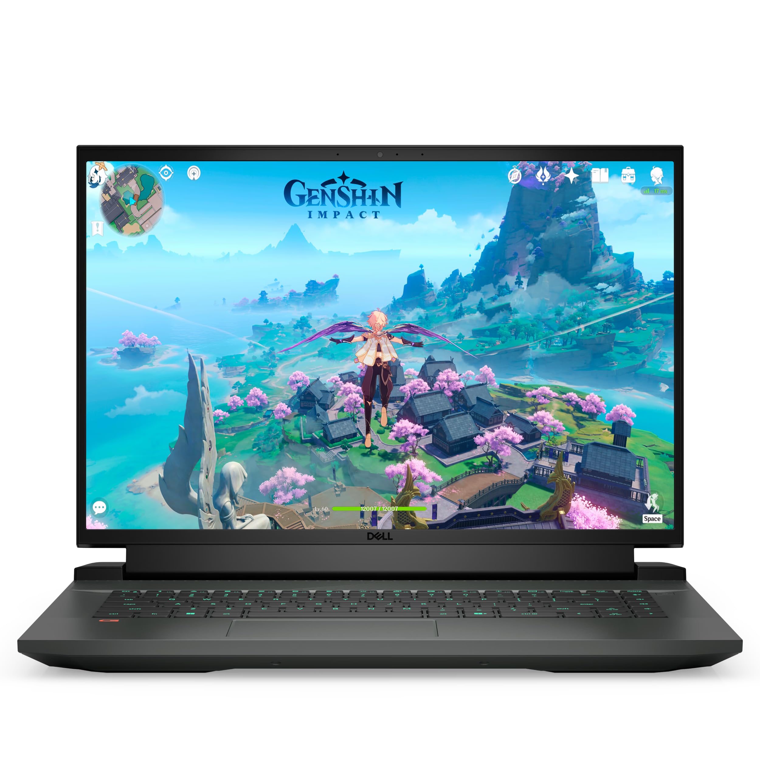 Dell G16 16‘’ FHD 165Hz Gaming Laptop, Intel Core i7-12700H, 32GB DDR5 RAM, 2TB PCIe SSD, NVIDIA GeForce RTX 3060 6G, RGB Backlit Keyboard, HD Camera, Win 11 Pro, Gray