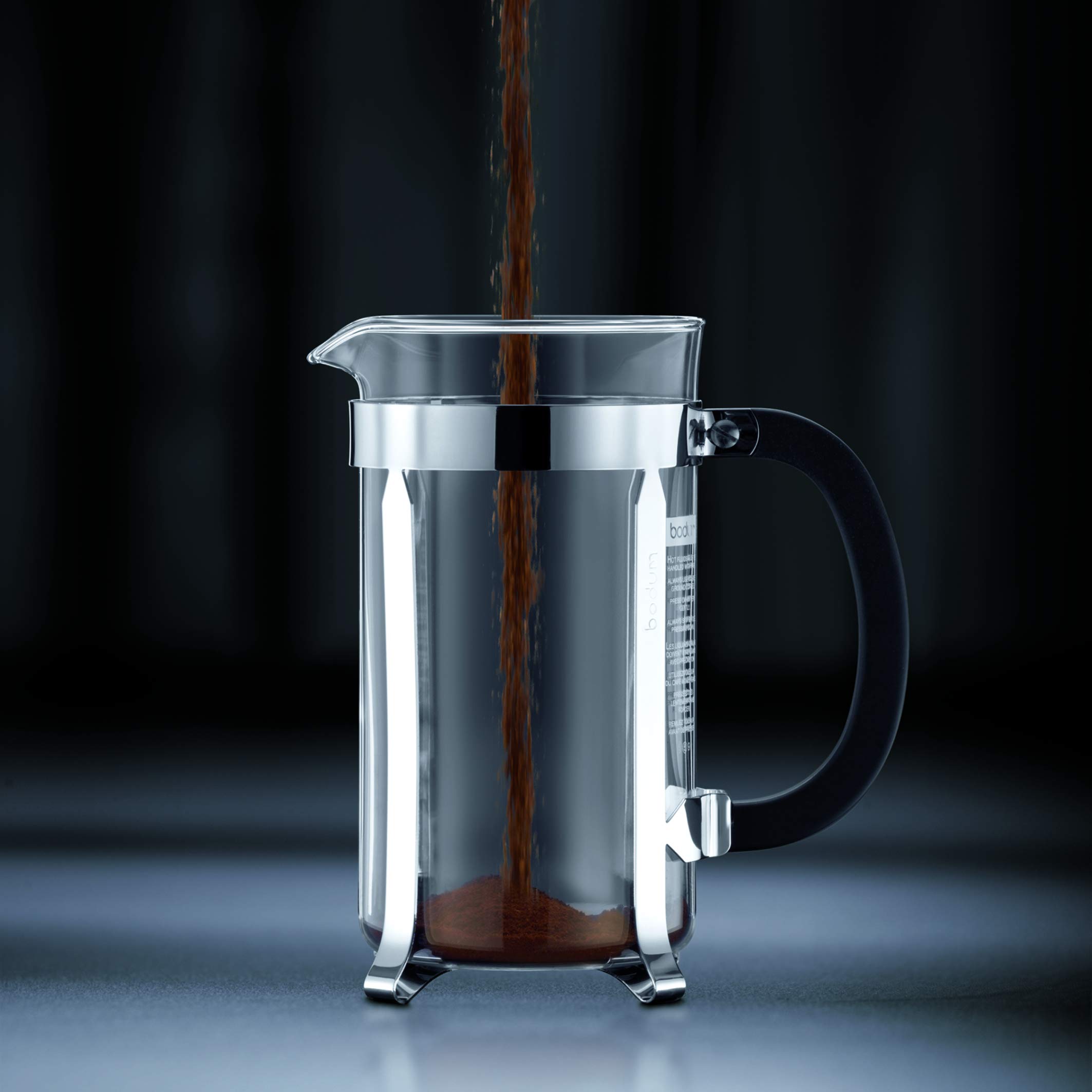 Bodum, Chambord French Press Coffee Maker, 34 Ounce, Chrome