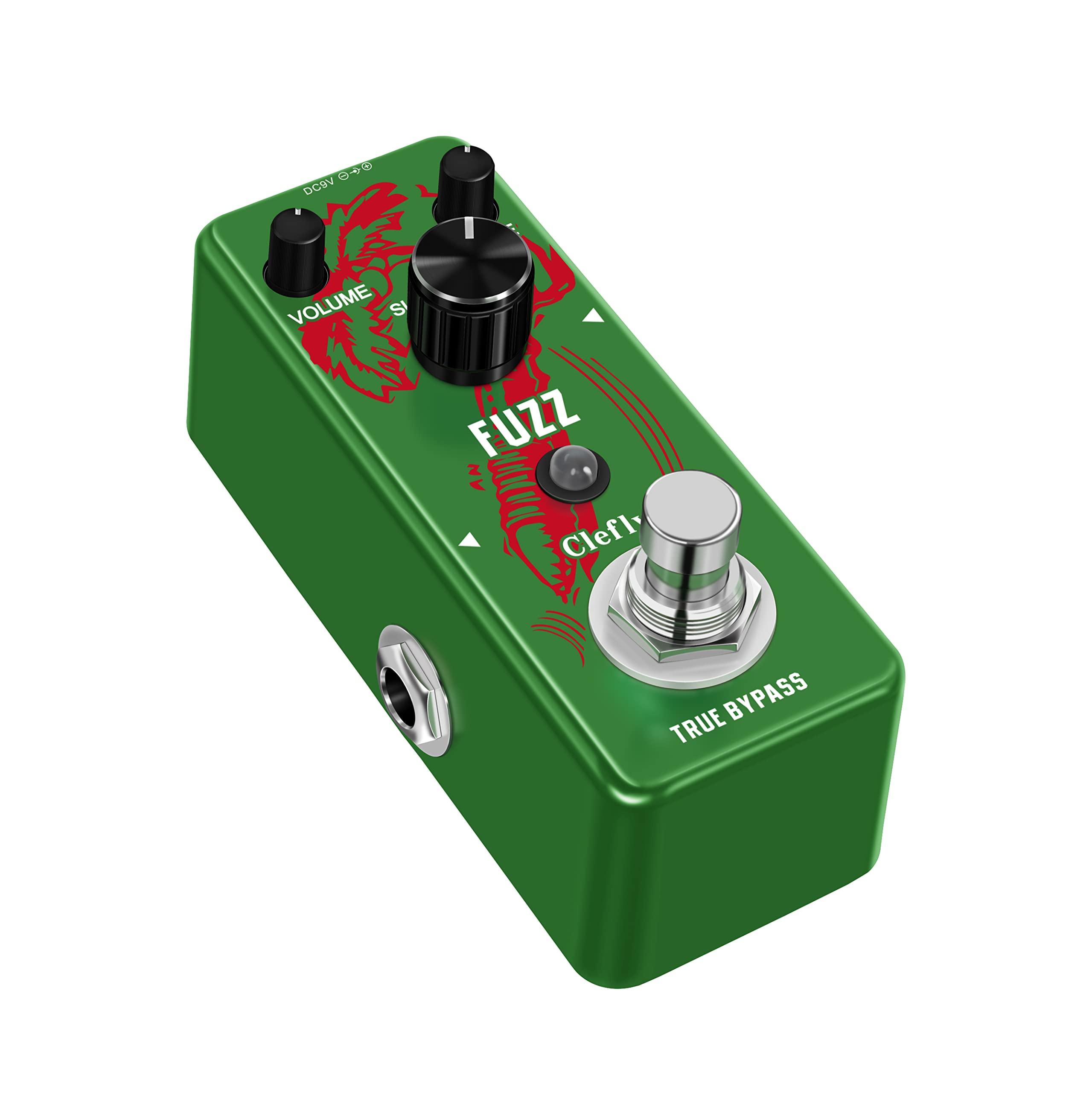 Clefly Guitar Fuzz Pedal Special Analog Fuzz Effect Pedals For Electric Guitar Plump And Rich Mini Size Wtih True Bypass (LEF-306)