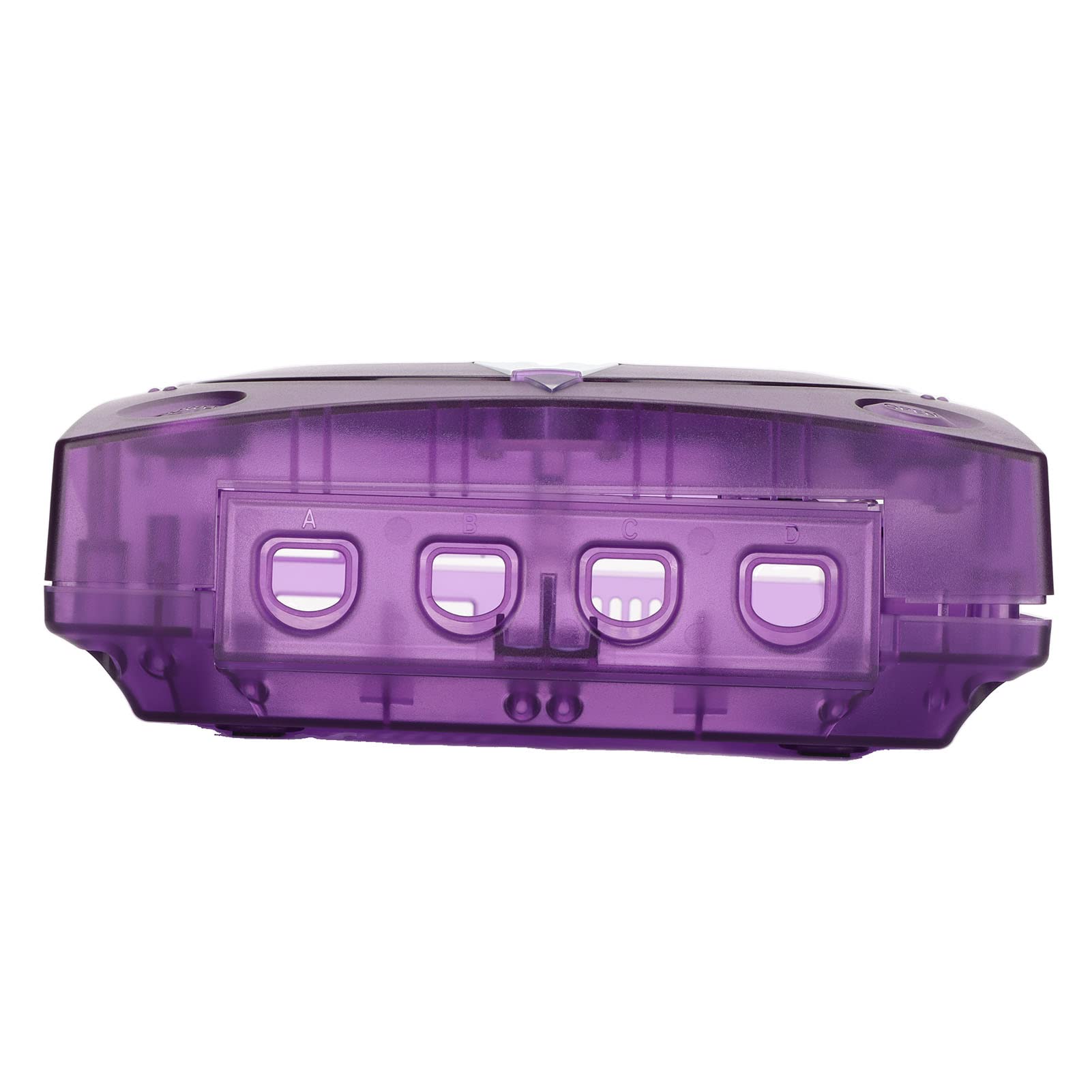CHICIRIS Plastic Shell, Translucent Case Convenient Shock Absorbing Transparent Purple for Dreamcast DC