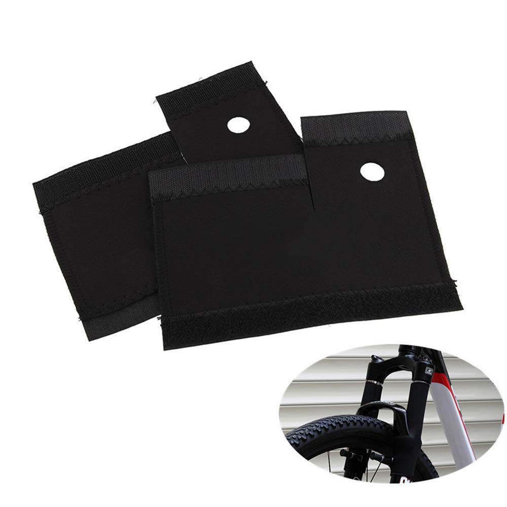 BYBYCD 1 Pair Mountain Bike Front Fork Protective Pad Road bike Fork Frame Wrap Cover Guard Protector Cycling Bicycle Accessories