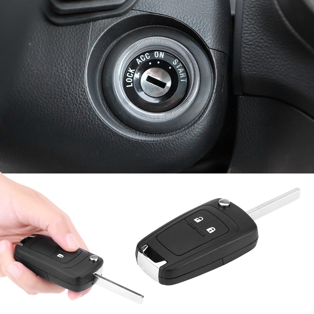 Buttons Key Fob Heat and Corrosion Resistance Flip Folding Remote 2 Buttons Car Key Fob Shell Case For Vauxhall Opel Astra Insignia