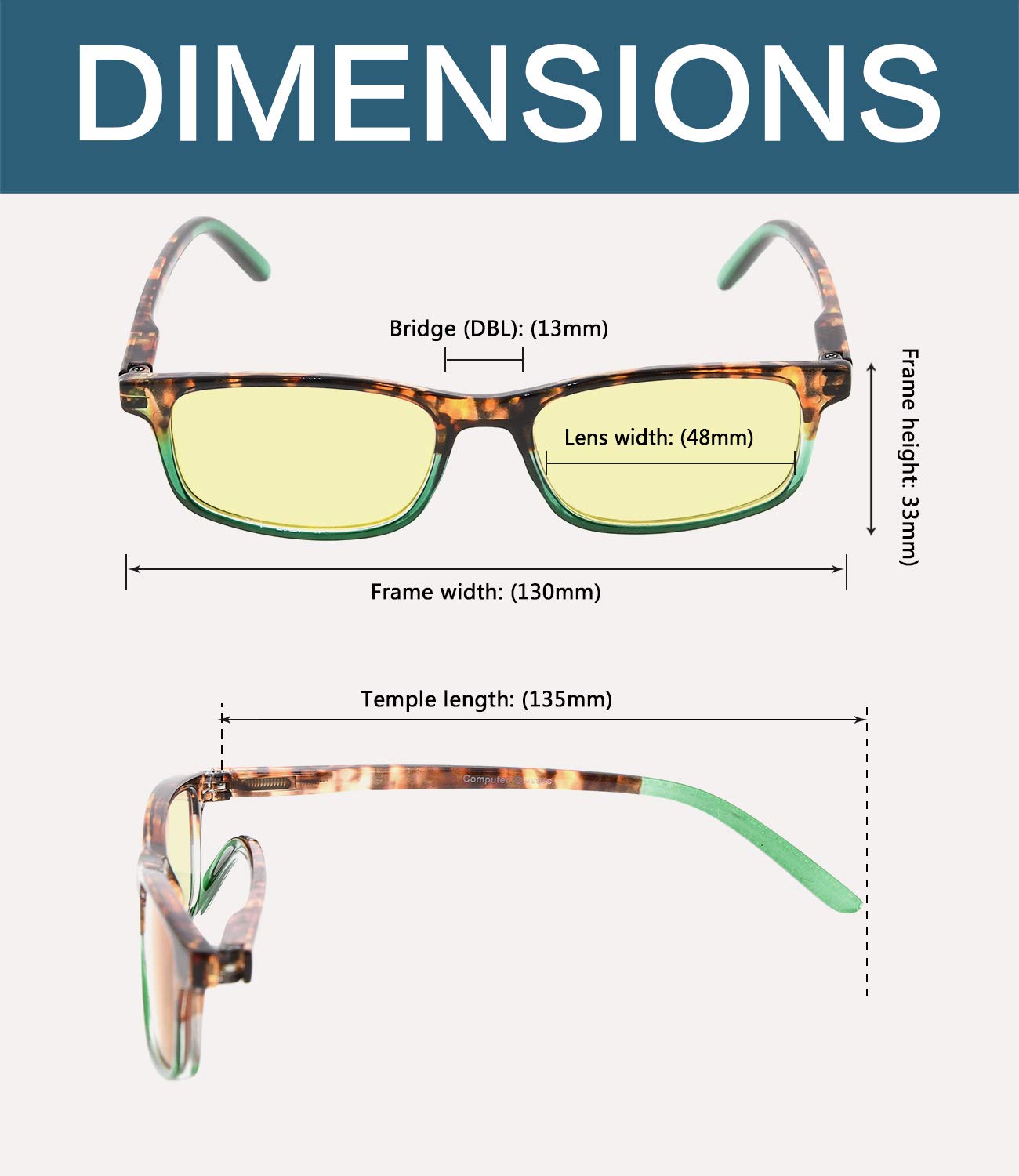 Blue Light Blocking Computer Reading Glasses with Yellow Tinted Lens for Women(Blue, 2.25)
