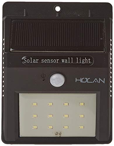 Solar Motion Lights, Holan 12 LED Waterproof Motion Sensor Solar Security Light for Garden, Fence, Patio, Deck, Yard, Driveway, Stairs