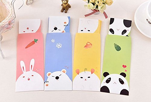 SCStyle 30 Cute Lovely Kawaii Cartoon Animal Design Version 2 Writing Stationery Paper with 15 Envelope