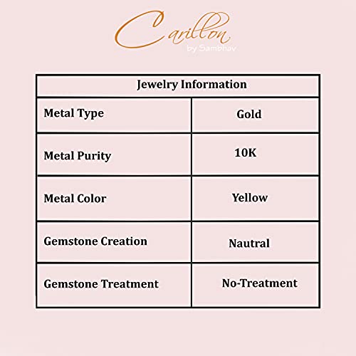 Carillon Fire Opal Trillion Shape Natural Non-Treated Gemstone 10K Yellow Gold Ring Engagement Jewelry for Women & Men