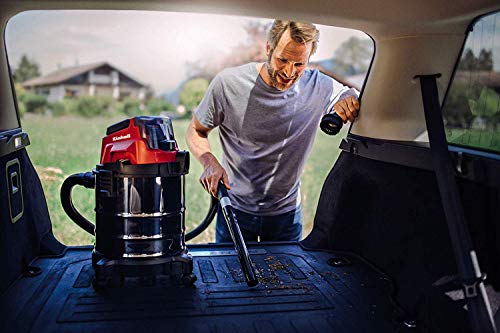 Einhell TC-VC 18/20 Li Stainless Steel Dry Tank, Tool Only (Battery + Charger Not Included)