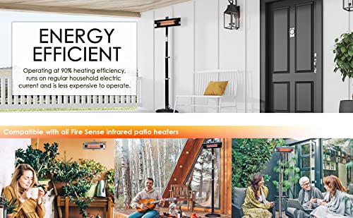 Fire Sense 60947 Infrared Patio Heater Replacement Bulb Fits with All of Our IR Heaters 60801, 60802, 60803, 60411, 02117, 60253, 02678, 60459, 02110, 60255 & 60460-1500 Watt