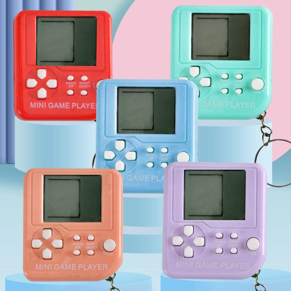 Children's Nostalgic Small Handheld Keychain Game Machine with Classic Mini Game Funny for Children Toys Portable Gifts Birthday