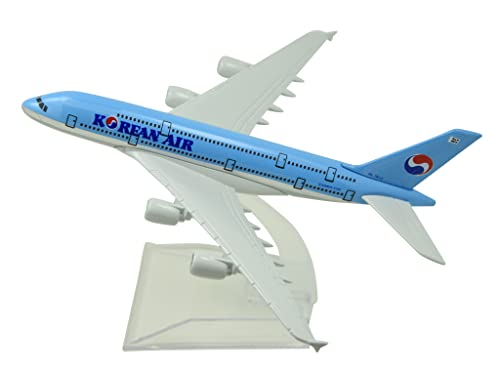 TANG DYNASTY(TM) 1:400 16cm Air Bus A380 Korean Air Metal Airplane Model Plane Toy Plane Model
