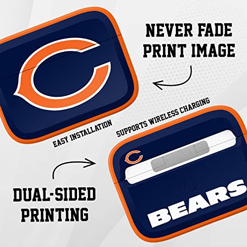 GAME TIME Chicago Bears HDX Case Cover Compatible with Apple AirPods Pro 1 & 2 (Classic)