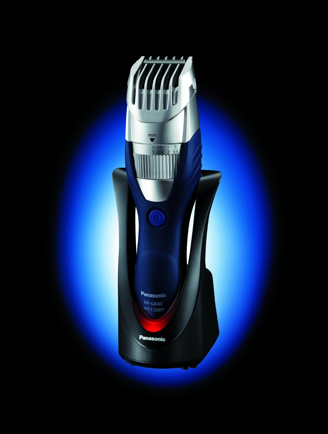 Panasonic Wet and Dry Hair and Beard Trimmer - Silver