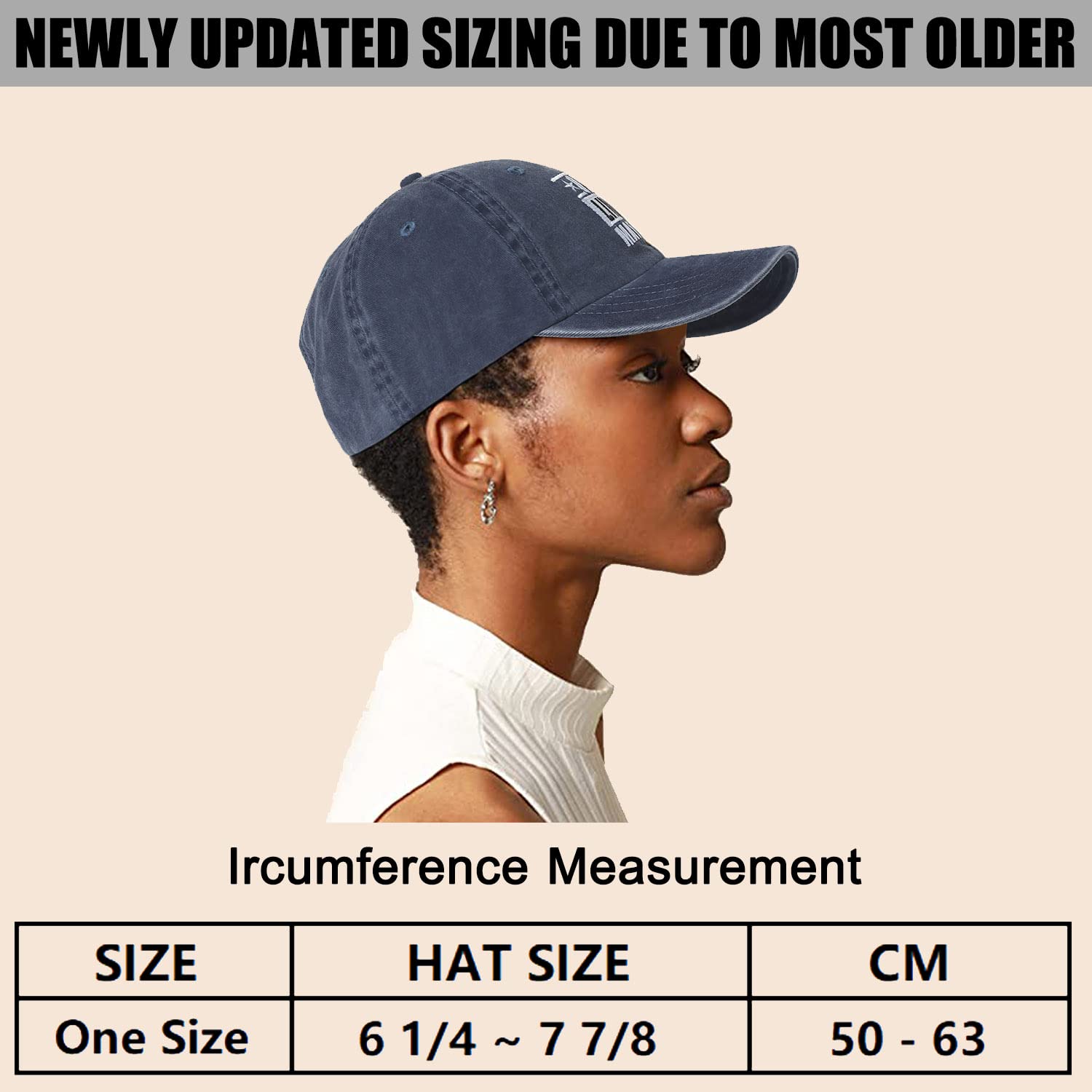 Birthday Gifts Baseball Cap for 50th 60th 70th 80th Men Women, Old Lives Matter, Vintage Adjustable Washed Cotton Hat