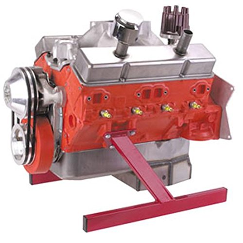 Speedway Motors SBC/BBC Rolling Engine Storage Stand, Lightweight, Compact, with 3"x1-1/4" Casters, 2 Swivel and 2 Non-Swivel, Each Rated 300lbs, Easy Mobility in Garage or Shop, 5/16" Holes
