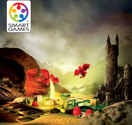 SmartGames Dragon Inferno 2-Player Strategy Game for Ages 7-Adult