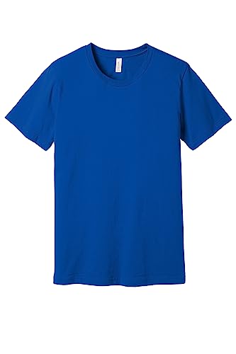 Bella+Canvas Unisex Jersey Short Sleeve Tee, True Royal, X-Large