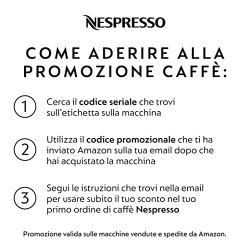 De'Longhi Nespresso Pixie EN127.S, Fully Automatic Coffee Machine, One-Button Coffee Machine with Multi-Function, Welcome Set Included, Compact Design, 19 Bar Pressure, 1260W, Silver