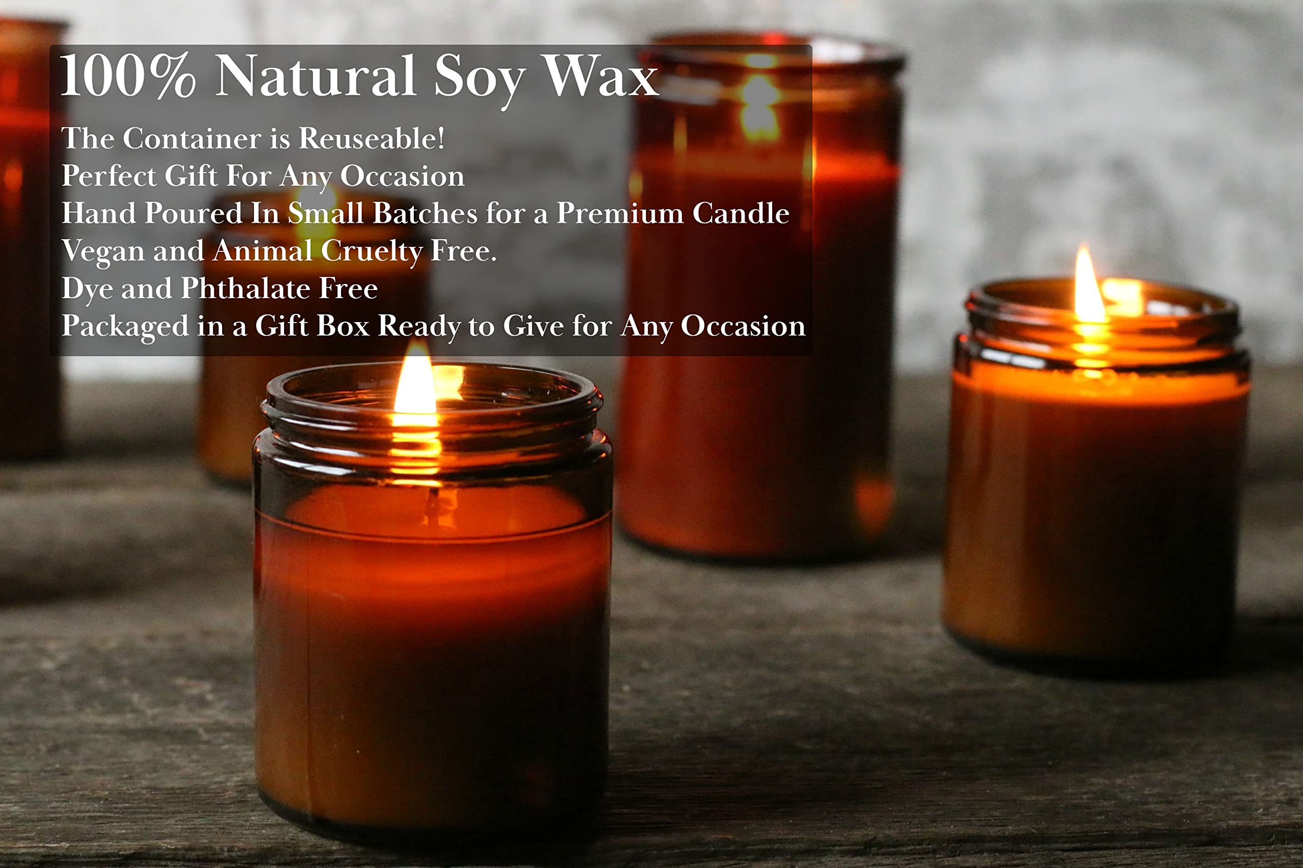 Funny Candles Holy Shit! We're Still Married Anniversary Candle Gift | Vanilla, Amber, Sandalwood Scented Candle for Home | 9oz Amber Jar, 40 Hour Burn Time, Made in The USA