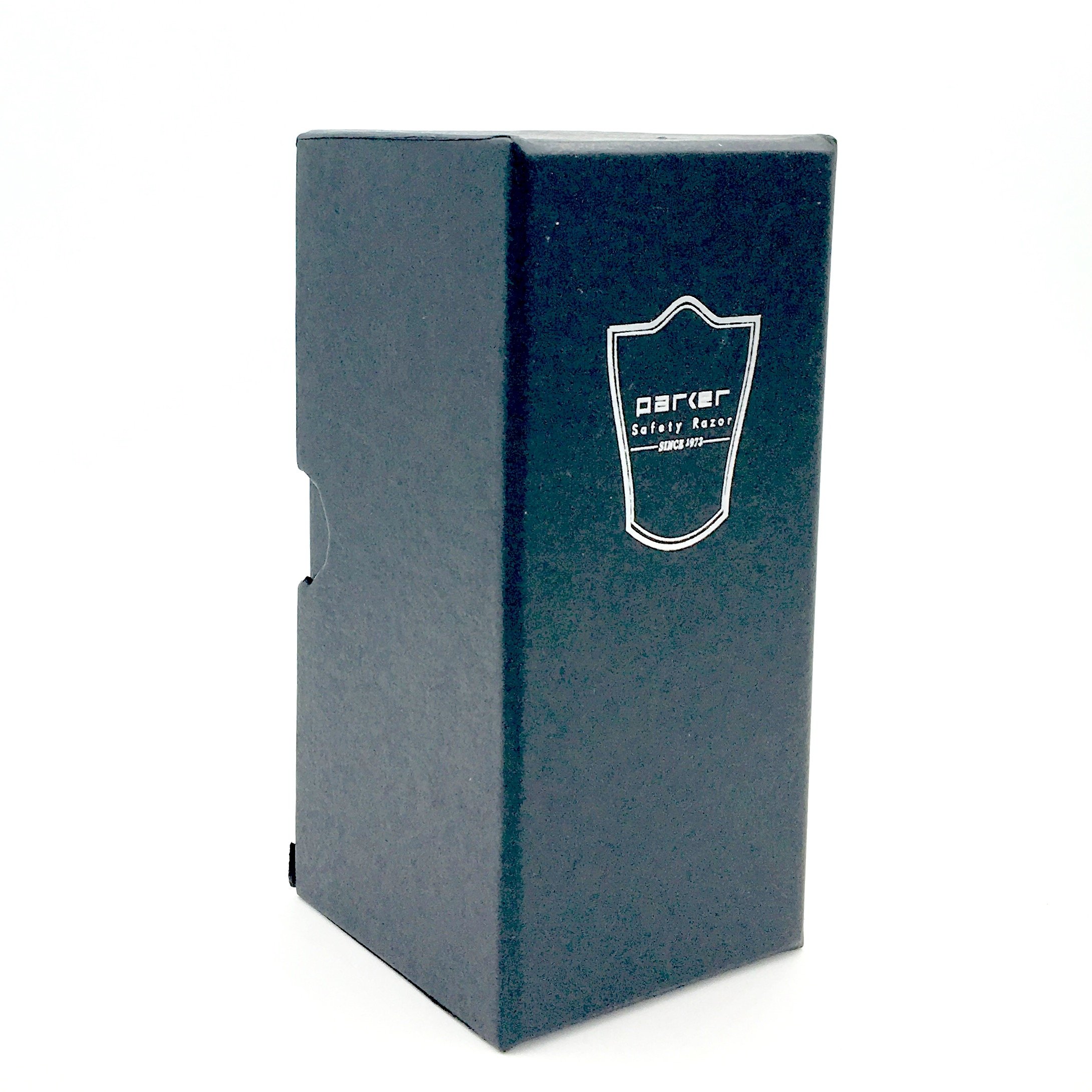 Parker, Long Loft 3-Band Pure Badger Bristle Shaving Brush with Ebony Handle - Brush Stand Included