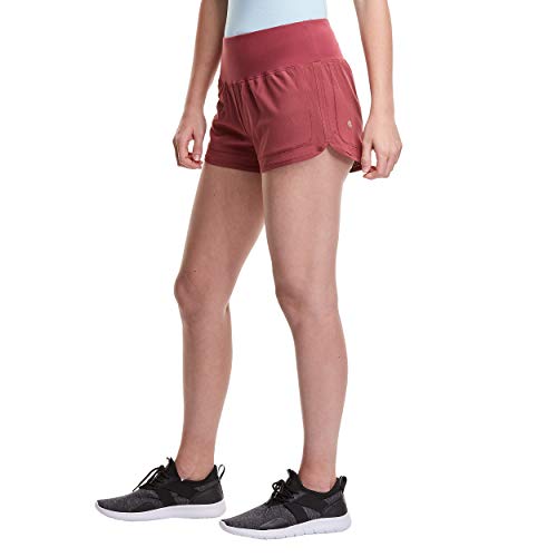 C9 Champion Women's 3.5" Knit Premium Running Shorts, Rock Brick Red, Large