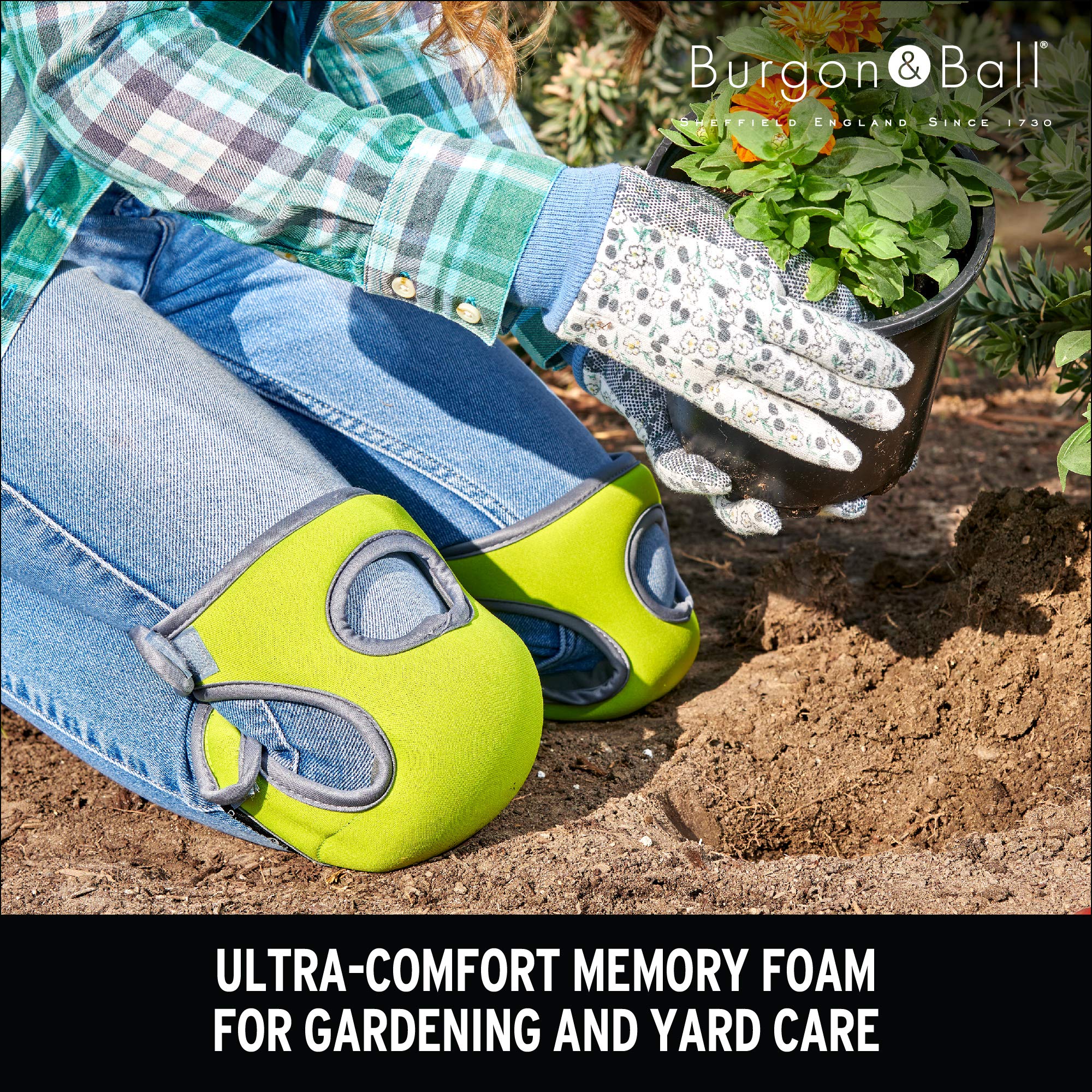 Burgon & Ball, Gooseberry GKN/KPADGOO Kneelo Gardening Knee Pads