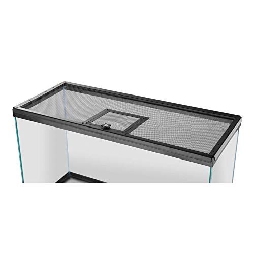 Zilla Pet Reptile Terrarium Fresh Air Screen Cover with Hinged Door 30" x 12"