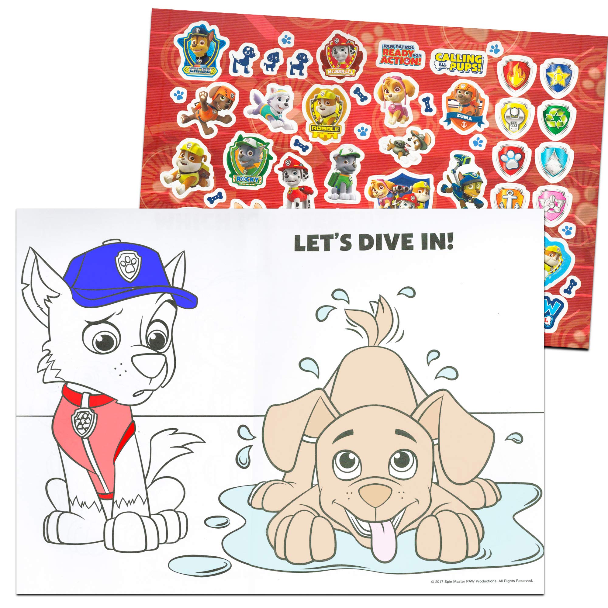 Paw Patrol Coloring and Activity Giant Floor Pad - Jumbo Paw Patrol Coloring Book (Paw Patrol Party Pack)