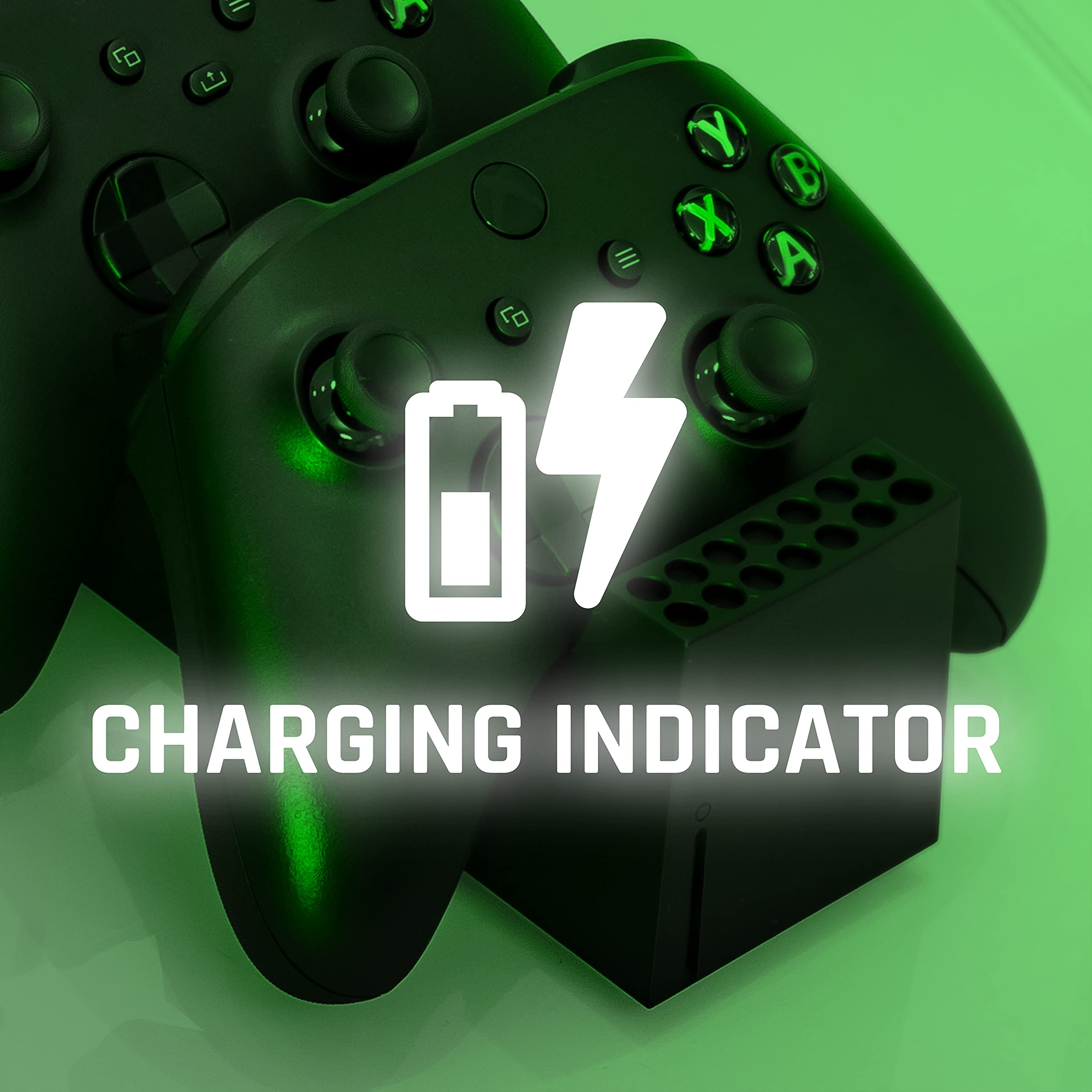 snakebyte Xbox Battery KIT SX - Black - 2 Rechargeable Series X Controller Batteries a 800mAh, comp. with Xbox Twin Charge SX and All Xbox Series X Gamepads, incl. 2m Dual USB Type-C, Y-Charge Cable