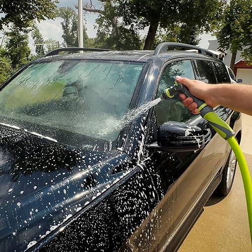 Flexzilla Garden Hose Nozzle - Heavy Duty Twist Action Adjustable Flow, NFZG51-E, ZillaGreen™