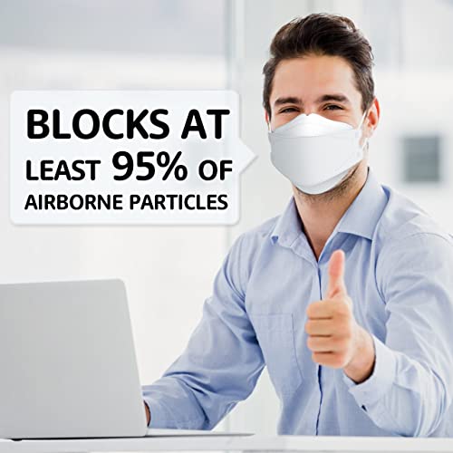 LEVENIS Face Masks 50 Pack, Breathable Comfortable and Disposable Mask, White