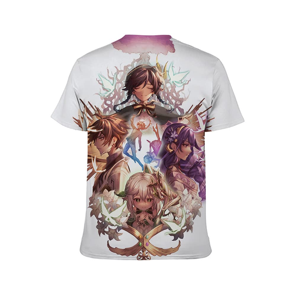 Bitfill Unisex Shirt 3D Print Short Sleeve T-Shirt for Mens Womens Youth XX-Large