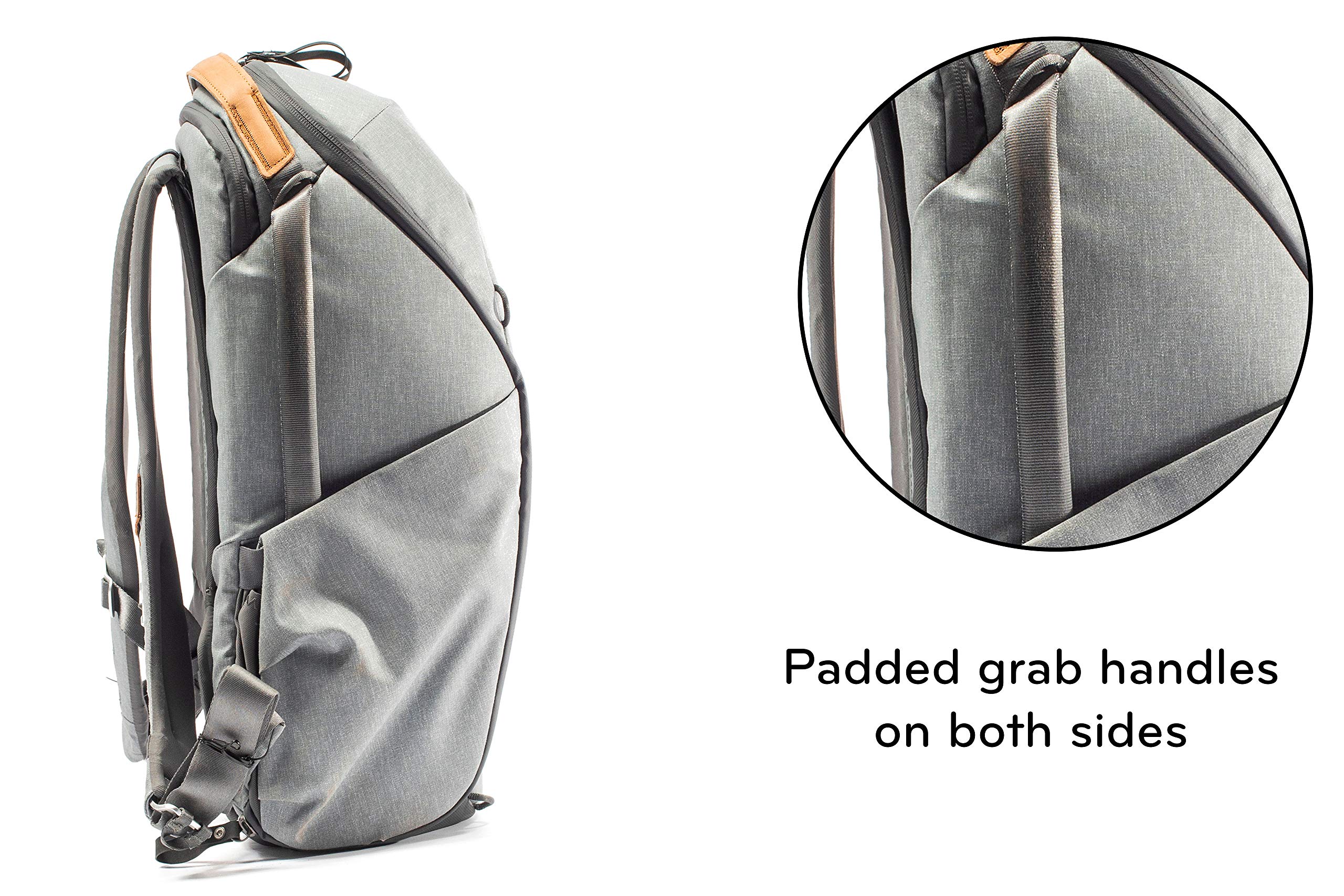 Peak Design Everyday Backpack Zip 15L Ash, Carry-on Backpack with Laptop Sleeve (BEDBZ-15-AS-2)