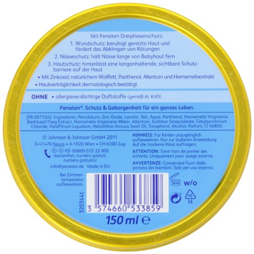 Penaten Baby Cream Crème Large, 5.1-Ounce