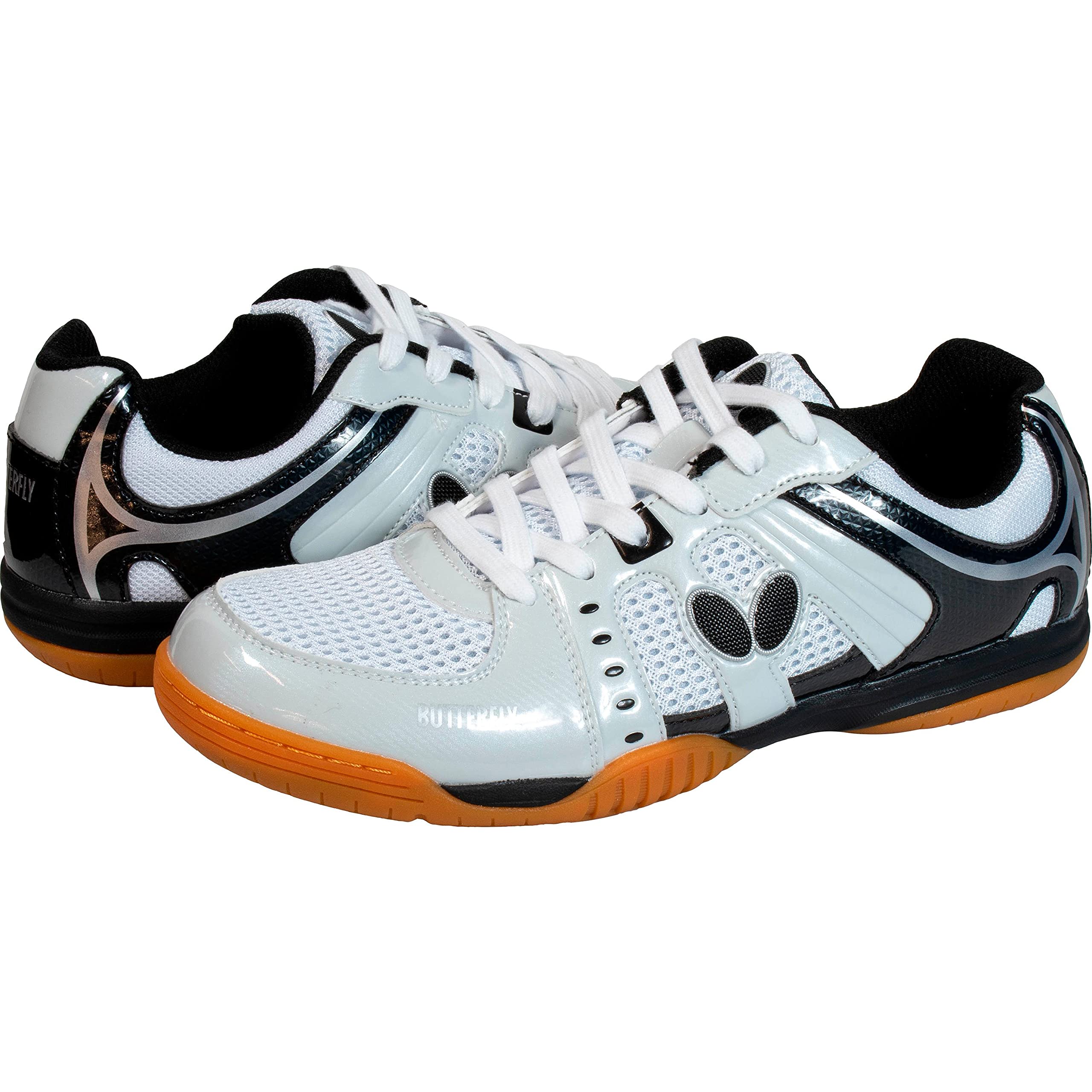 Butterfly Men's Table Tennis Shoe Sneaker, Black, 9.5
