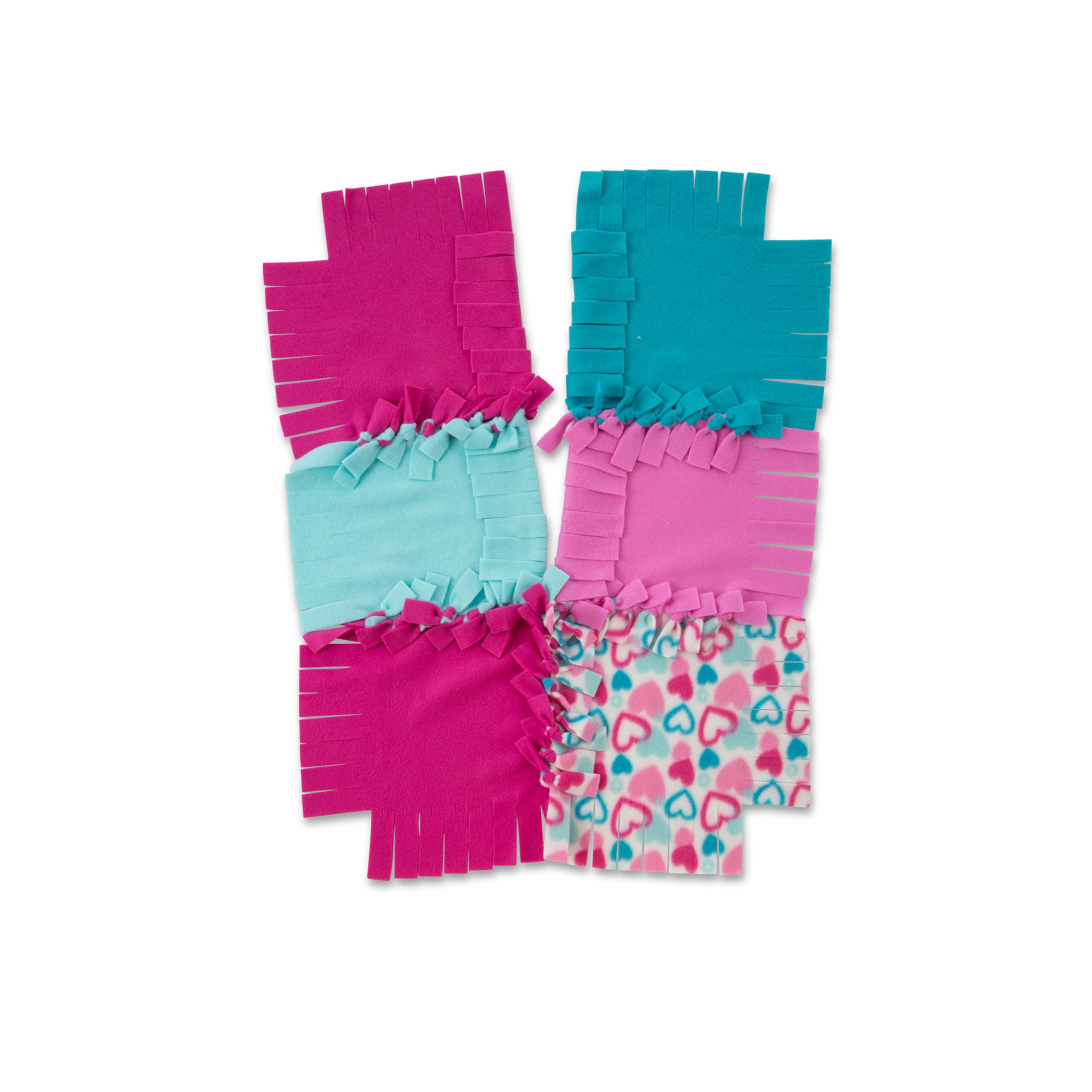Melissa & Doug Fleece Quilt No-Sew Craft Kit, Multi