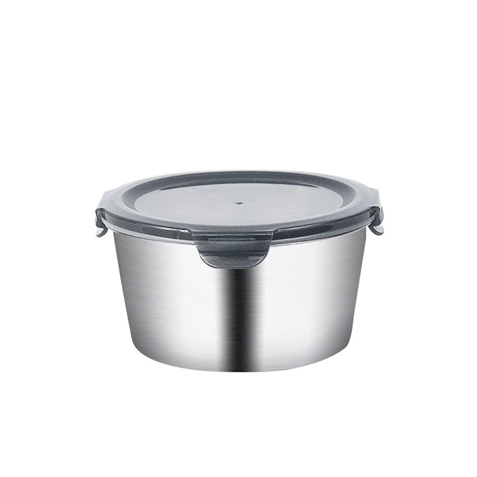 CORAHE Round 316 Stainless Steel Food Storage Container with Lids Airtight Metal Food Containers Stackable Meal Prep Leftover Containers for Freezer Fridge Oven Dishwasher Safe ( Size : 400ml )