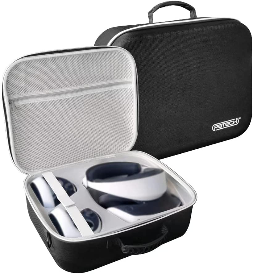 CJIABA Cover Case for PS VR2 EVA Hard Travel Protect Box Storage Bag Carrying Cover Case for PS VR2 All-in-one VR and Accessories Suitable for Travel and Home Storage